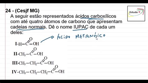 Nomenclatura de ácidos carboxílicos YouTube