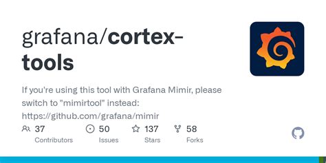 Cortex Tools Benchtool Md At Main Grafana Cortex Tools GitHub