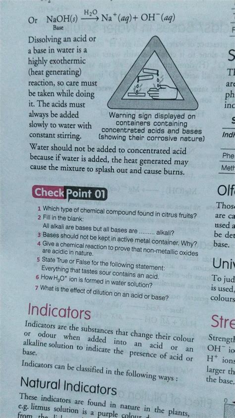 Dissolving An Acid Or A Base In Water Is A Highly Exothermic Heat Genera