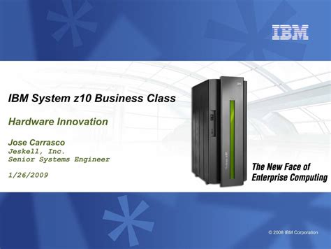 Ibm System Z10 Business Class Uc Joint Data Center