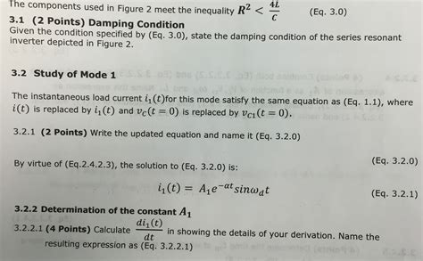 solved 3 basic series resonant inverter with unidirectional