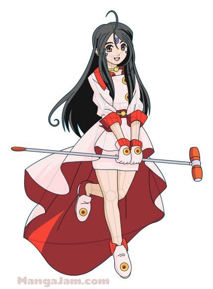 How To Draw Skuld From Oh My Goddess Manga