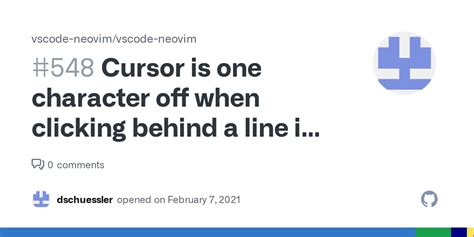 Cursor Is One Character Off When Clicking Behind A Line In Normal Mode