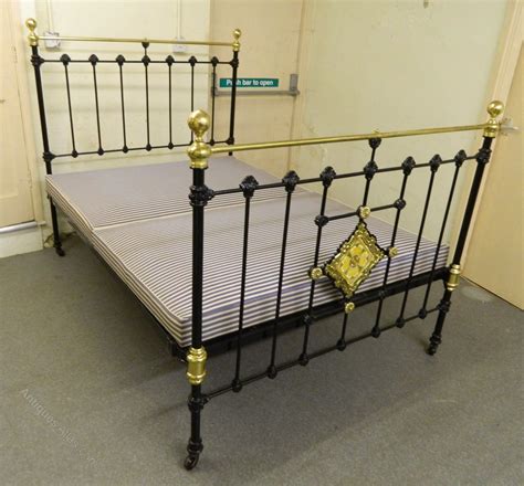 Antique Cast Iron Brass Bed Antiques Atlas