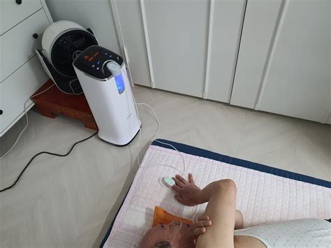 실제 사용 모습입니다 세이프비 산소발생기 후기