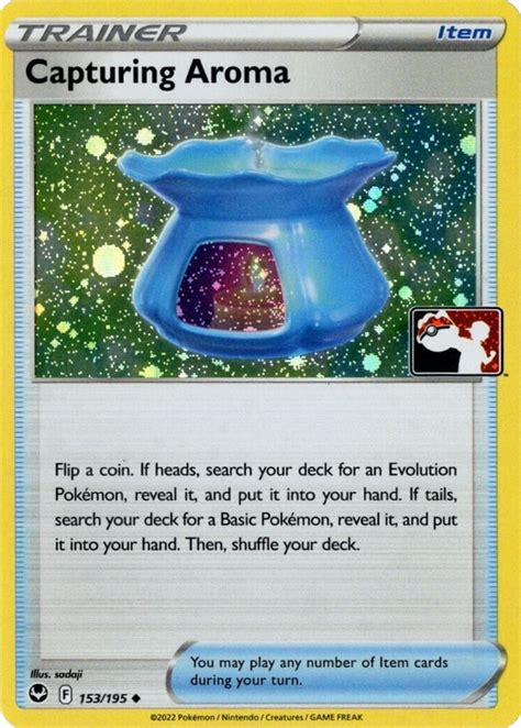 Holofoil Play Pokemon Capturing Aroma 153195 Play Pokemon Prize Pack