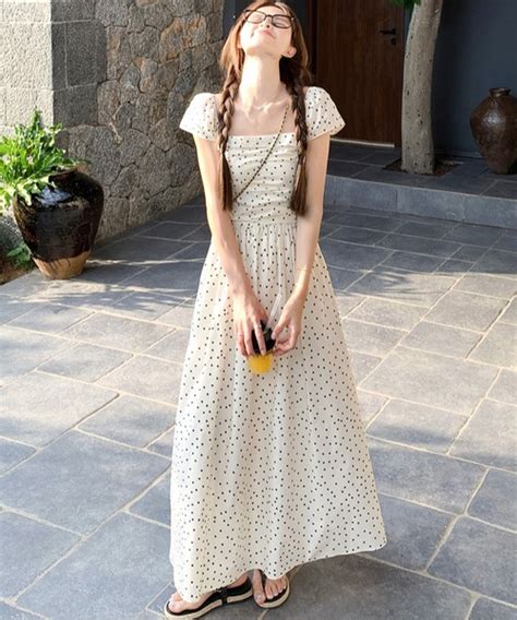 Twinklepm（トゥインクルピーエム）の「スクエアネックドットワンピース（ワンピース）」 Wear