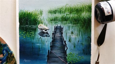 Acrylic Landscape Painting Tutorial Printable
