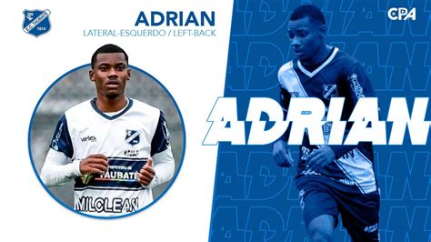 ADRIAN LATERAL ESQUERDO LEFT BACK TAUBATÉ 2022 YouTube