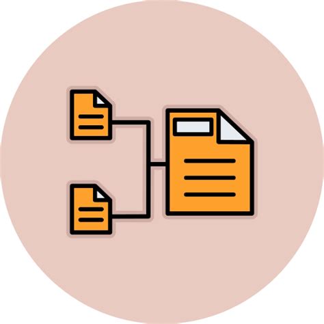 Data Model Generic Color Lineal Color Icon