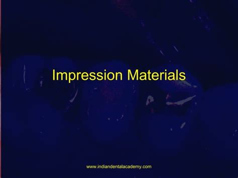 Elastomers Dentistry Technology Ppt