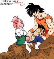 Post 2529181 Animated BadEndXXX Dragon Ball Series Oolong Son Goku