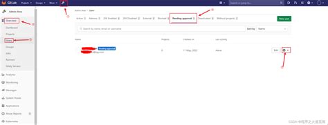 gitlab 用户管理 添加、编辑、删除 gitlab添加用户 csdn博客