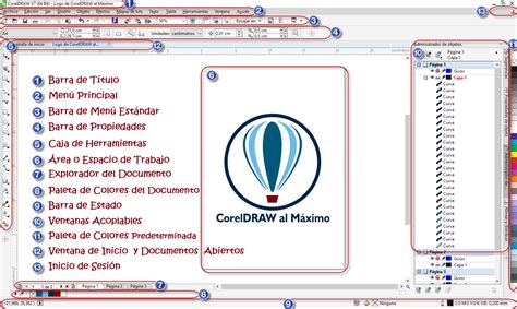 Coreldraw Al Máximo Clase 02 Entorno De Coreldraw X7
