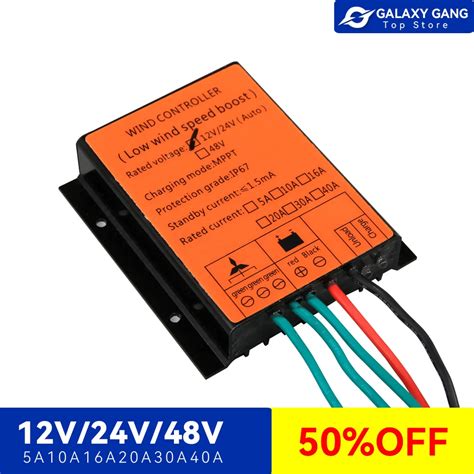 Купить Алиэкспресс Galaxy Gang Wind Turbine Mppt Charge Controller 12v 24vauto 48v Low Wind