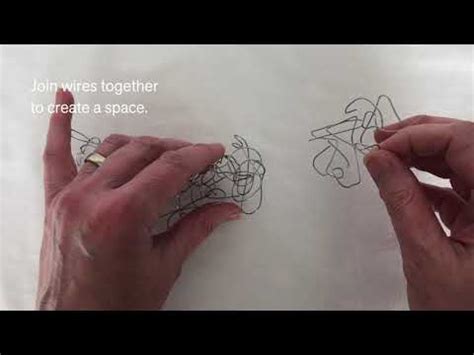 Step By Step Drawing With Wire YouTube