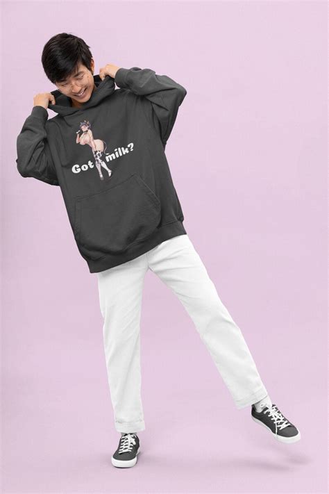 Lewd Hucow Anime Girl Printed Hoodies Men Women Fashion Tops Etsy