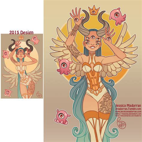Jessica Madorran Patreon March 2021 Mini Art Print Design The Eyes