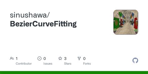 github sinushawa beziercurvefitting