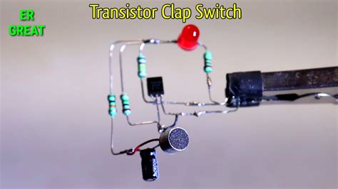 Clap Switch Circuit Using Transistor YouTube