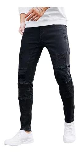 Jeans Ajustados Desgarro Crudo 2136 Envío gratis