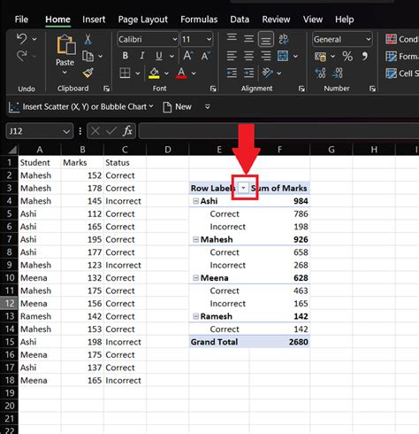 prepare source data for pivot tables in ms excel geeksforgeeks
