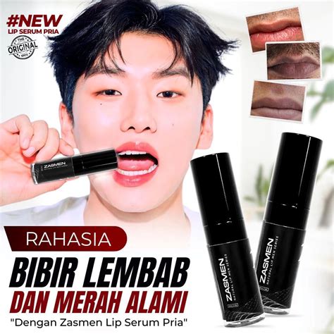 Jual Zasmen Lip Serum Lip Serum Pria Bpom Memerahkan Bibir Hitam Dan