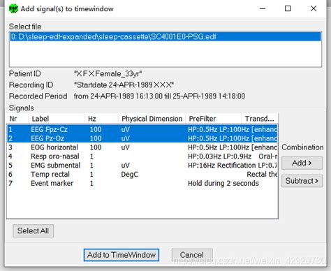 Sleep Edf Database Expanded 读取sleepedfx数据集预处理 Csdn博客