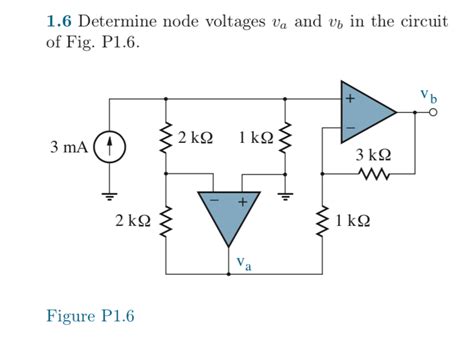 Solved 16 Determine Node Voltages Va And Vb In The Circuit