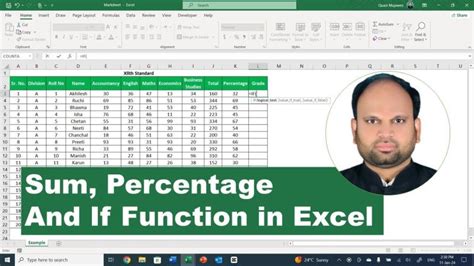 Formula Of Sum Percentage And If Function In Excel Mohammed
