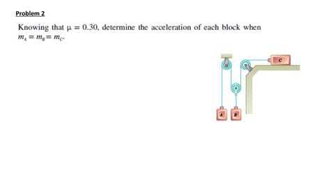 Solved Knowing That U 030 Determine The Acceleration Of
