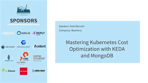Kubernetes Cost Optimization With Keda Speaker Deck