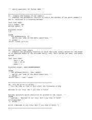 Python C Final Exam Part Docx Python C Final Exam Eliminate