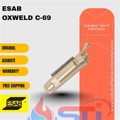 Esab Oxweld C 69 Distributor Water Meter Flow Meter Dan Perlengkapan