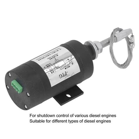 Lectrovanne de moteur diesel Vanne d arrêt du moteur electronique pour