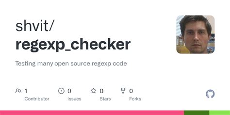 Github Shvitregexpchecker Testing Many Open Source Regexp Code