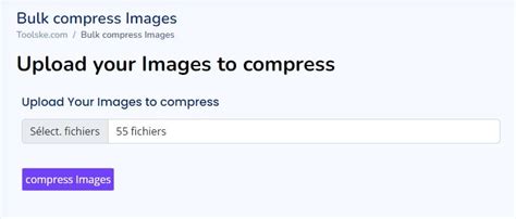 Toolske Compresser Des Images Par Lots En Ligne Outil Gratuit