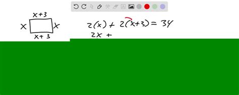 Solved Solve Each Problem See Sections 2 4 And 2 5 The Length Of The Rectangle Is 3 M More Than