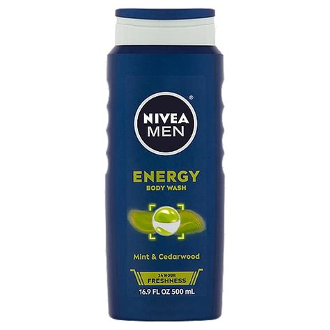 Nivea Men Energy 3 In 1 Body Wash 169 Fl Oz