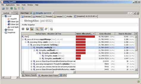 Find Large Strings Allocation During Java Debug Session Stack Overflow