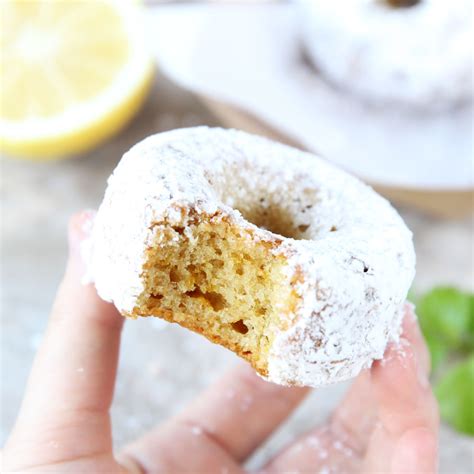 Almond Flour And Oatmeal Cinnamon Sugar Baked Donuts Made Gluten Free