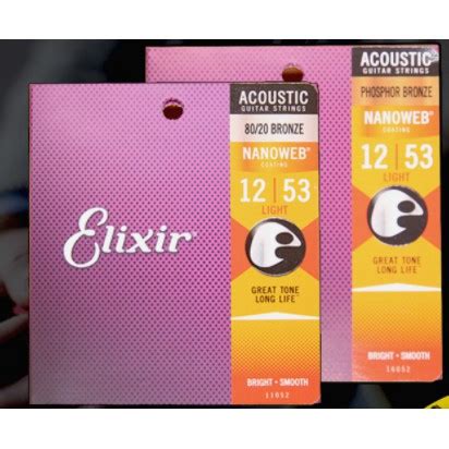 買二套送 移調夾 Elixir 新包裝 磷青銅纏繞 奈米包覆層 木吉他弦 民謠吉他弦 蝦皮購物