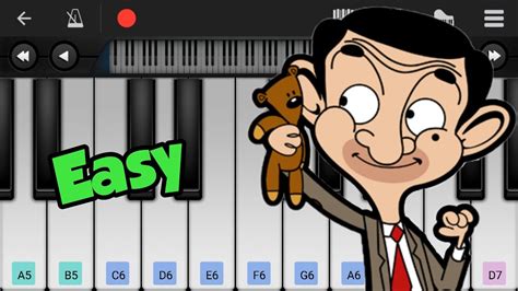 Mr Bean Theme Easy Mobile Piano Tutorial Chords Chordify