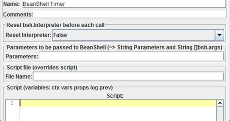 Perflink Jmeter Timer Beanshell Timer