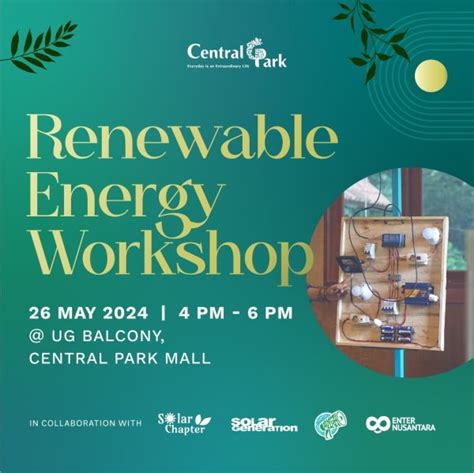 Renewable Energy Workshop Central Park Mall Jakarta