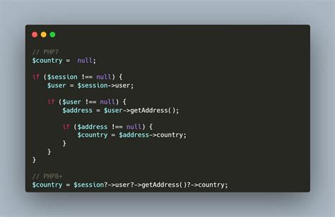 php 8 null safe operator for nested ifs lempjs