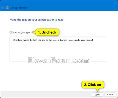Use Cleartype Text Tuner To Improve Text Readability In Windows 11
