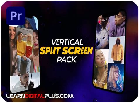 پریست پریمیر Vertical Split Screen Pack لرن دیجیتال پلاس