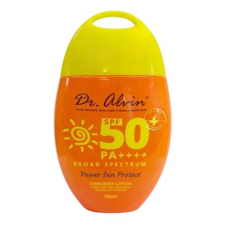 Dr Alvin Power Sun Protect Sunscreen Spf 50 Broad Spectrum 100ml