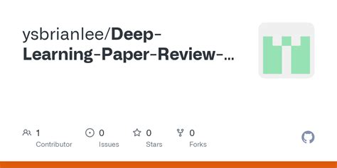 Github Ysbrianlee Deep Learning Paper Review And Practice Master Deep Learning Paper